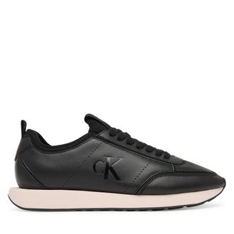 Calvin Klein Sneakers Calvin Klein Retro Runner Sock Panl Lth Neo HW0HW03118 Schwarz