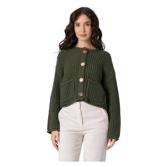 Kocca Damen, Strickwaren, Gr&uuml;n, MGr&ouml;&szlig;e