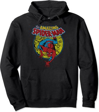 MARVEL Amazing Spider-Man Vintage Comic Pullover Hoodie