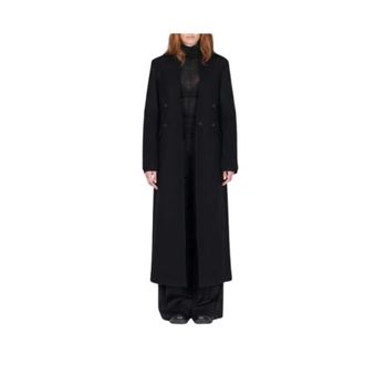 Isabel Benenato Double-Breasted Coats - - Coats - Damen - Schwarzk - M