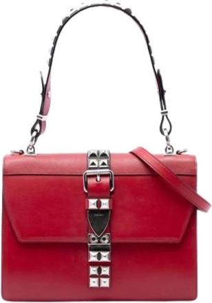 Prada Pre-owned Satchel - Femme - Pre-owned - Rouge - Taille: ONE Size