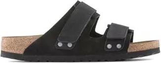 Birkenstock Claquettes pour femme, 42 EU, Noir, 42 EU