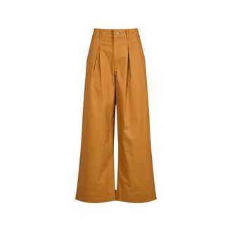 Louise Misha Pantalon large en coton m&eacute;lang&eacute; Federica