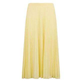 Fabiana Filippi Femme, Jupes, Jaune, Taille: 36 FR Long Fluid Skirt