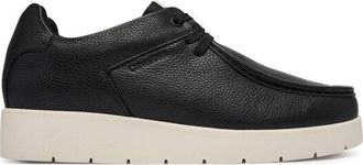 Calvin Klein Halbschuhe Hybrid City Lug Ck Apron T Lth HM0HM02349 Schwarz