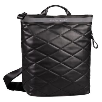 Tom Tailor Mica Damen City Rucksack Backpack, 13 L Schwarz