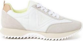 Guess Baskets bi-mati&egrave;re en cuir m&eacute;lang&eacute;