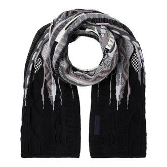 Carlo Colucci Strickschal - - Accessories - Herren - Schwarzk - ONE SIZE