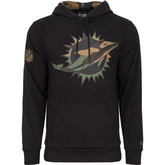 New Era Fleece Hoody - NFL Miami Dolphins schwarz camo - XXL