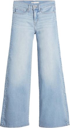 Levi's Damen 318 Shaping Wide Leg Jeans, Tall Glass of Water, 29W / 30L
