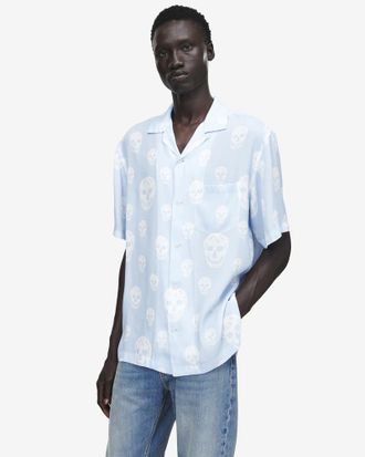 Alexander McQueen Hawaii-Hemd mit Skull-Print - Item 847304QRACU4602
