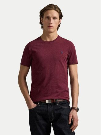 Polo Ralph Lauren T-Shirt 710671438283 Dunkelrot Custom Slim Fit