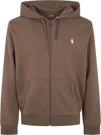 Polo Ralph Lauren Homme, Sweatshirts et sweats &agrave; capuche, Brun, Taille: XL Zip-throughs
