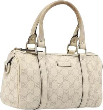 Gucci Sac Boston Pre-owned - Femme - Pre-owned - Beige - Taille: ONE Size