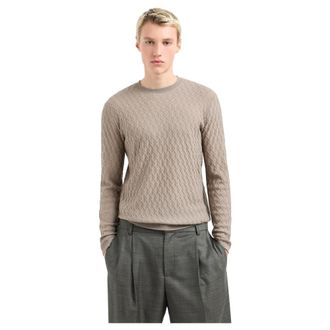 Emporio Armani Herren, Strickwaren, Beige, XLGr&ouml;&szlig;e