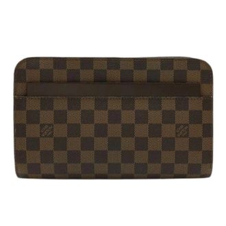 Louis Vuitton Pre-owned Damier Canvas Clutch Bag N51993 - - Pre-owned - Herren - Braun - ONE SIZE