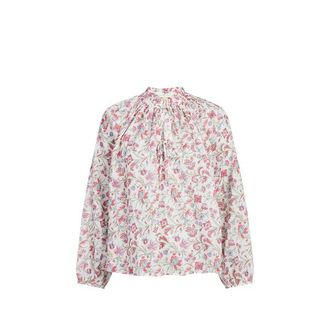 Louise Misha Blouse Nicoliana fleurie en coton