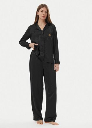 Lauren Ralph Lauren Pyjama ILN92556 Schwarz Relaxed Fit