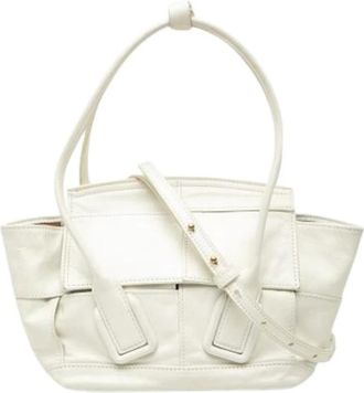 Bottega Veneta Pre-owned Cuir sacs-ports-paule - Femme - Pre-owned - Blanc - Taille: ONE Size