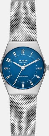 Skagen Grenen Lille - Montre en acier inoxydable &agrave; &eacute;nergie scolaire - Argent&eacute;