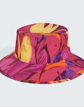 adidas Adidas x farm premium - Bob - Multicolore / rose vif / semi lucide