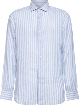 D4.0 Homme, Chemises, Bleu, Taille: 3XL Chemise Rigata