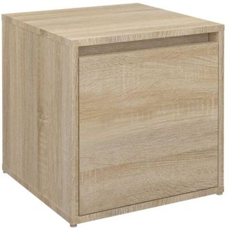 vidaXL Vidaxl - Tiroir bo&icirc;te ch&ecirc;ne sonoma 40,5x40x40 cm - Bois ding&eacute;nierie r&eacute;sistant &agrave; lhumidit&eacute; - Design minimaliste - Grand espace de rangement