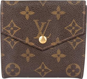 Louis Vuitton Portemonnaie - Louis Vuitton Canvas Monogram Elise Wallet - Gr. unisize - in Braun - f&uuml;r Damen