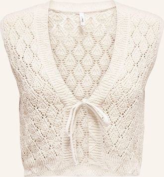 Only Strickweste weiss