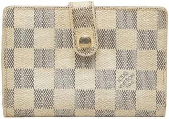 Louis Vuitton Portefeuille bi-pli vintage en toile Pre-owned - Femme - Pre-owned - Beige - Taille: ONE Size