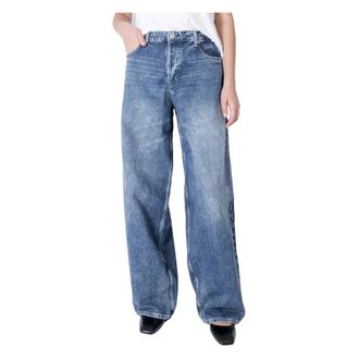 AG - Adriano Goldschmied Vintage Blue Wide Leg Jeans - - Jeans - Damen - Blau - W26