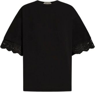 Alberta Ferretti Femme, Tops, Noir, Taille: 42 FR T-shirt