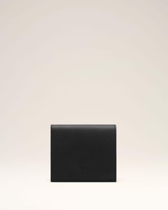 Ami Portefeuille &agrave; double volet noir en cuir de vachette Ami de Coeur Noir - TU - Unisex