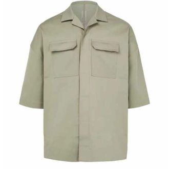 Rick Owens Oversized Celadon Gr&uuml;n Hemd Magnum Tommy - - Shirts - Herren - Gr&uuml;n - L