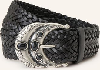 BA&SH Ba&Sh Flechtg&uuml;rtel Bolbi Aus Leder schwarz