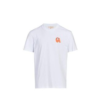 Gertrude T-shirt imprim&eacute; Leonce en coton