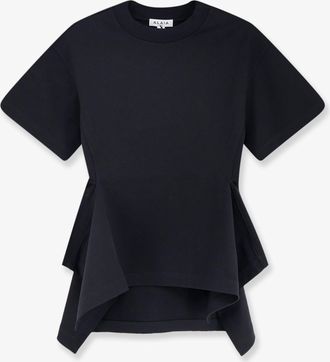 Alaia Paneled cotton T-shirt - ALAIA - gender_Woman