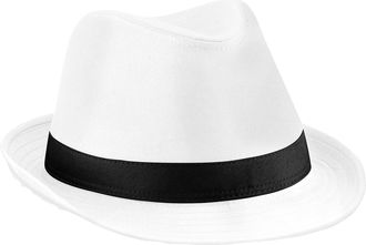 Beechfield Borsalino, B630.WHI-BLK.1SM, Mehrfarbig, B630.WHI-BLK.1SM Small/Medium