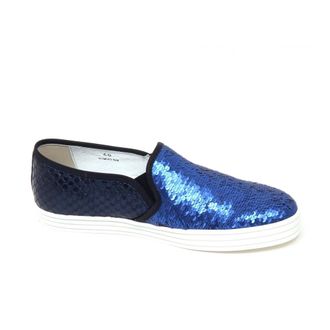 Hogan Sequin Slip-On Schuh - - Shoes - Damen - Blau - 37 EU