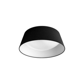 Philips LED-Deckenlampe f&uuml;r Innenr&auml;ume - EyeComfort - 34cm - 14W - 1100 Lumen - 3000K - schwarzes Metall - 93533