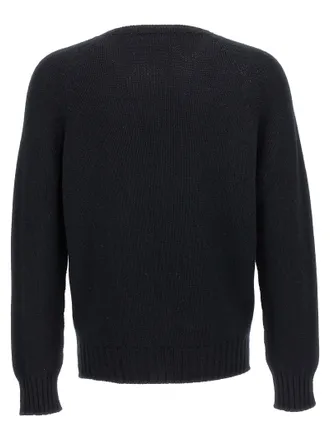 Maryya Wool Blend Crew-Neck Sweater - Black