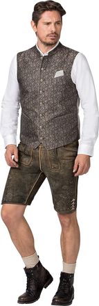 Stockerpoint Herren Trachtenweste Edward I Größe 46-60 I Traditionelle & hochwertige Weste mit verstellbarem Riegel I Perfekt für Trachten & Festlichkeiten