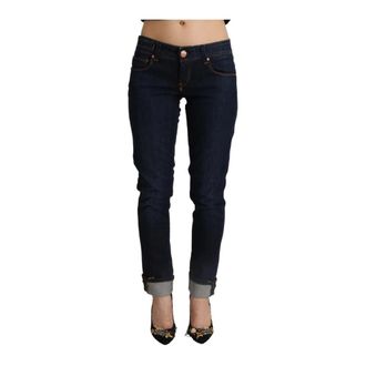 Acht Acht, Femme, Jeans, Bleu, Taille: W26 Low Waist Skinny Denim