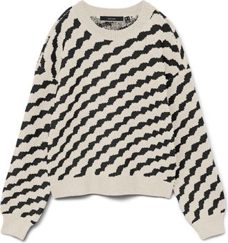 Vero Moda Vmlara Ls O-Neck Pullover Ga Boo Rep