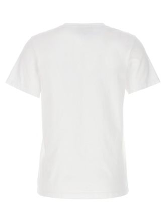Maison Kitsun&eacute; Logo-Embroidered Fox Patch T-Shirt - White