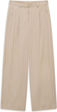 Bugatti Femme, Pantalons, Beige, Taille: 40 FR Pinstripe Pantalons