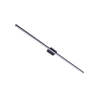 Lucande LED Wandleuchte, Wandlampe Bad Kivana (spritzwassergesch&uuml;tzt (Modern) in Schwarz aus Aluminium (1 flammig) - Wandleuchten Spiegelleuchte Badezimmer Wa