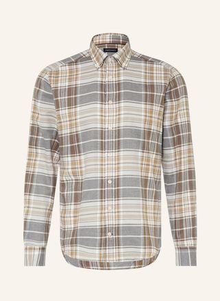 Strokesman's Strokesmans Flanellhemd Regular Fit grau