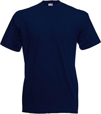Fruit Of The Loom T-shirt - - Uni Homme - Bleu - Deep Navy - Xx-large