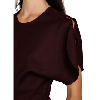 Victoria Beckham Robe longue Bela en laine vierge